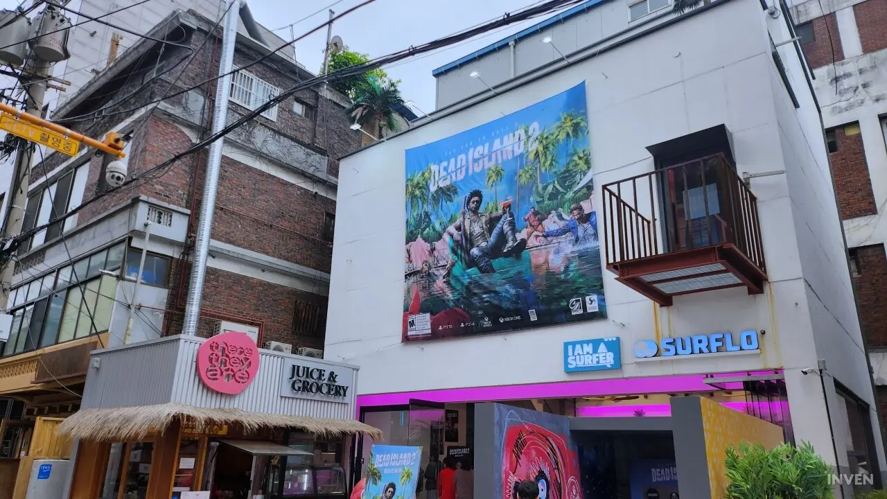 [종합] '데드 아일랜드2' 출시 D-1, 성수동에 좀비가 나타났다! - #인벤최신뉴스 - cafenono