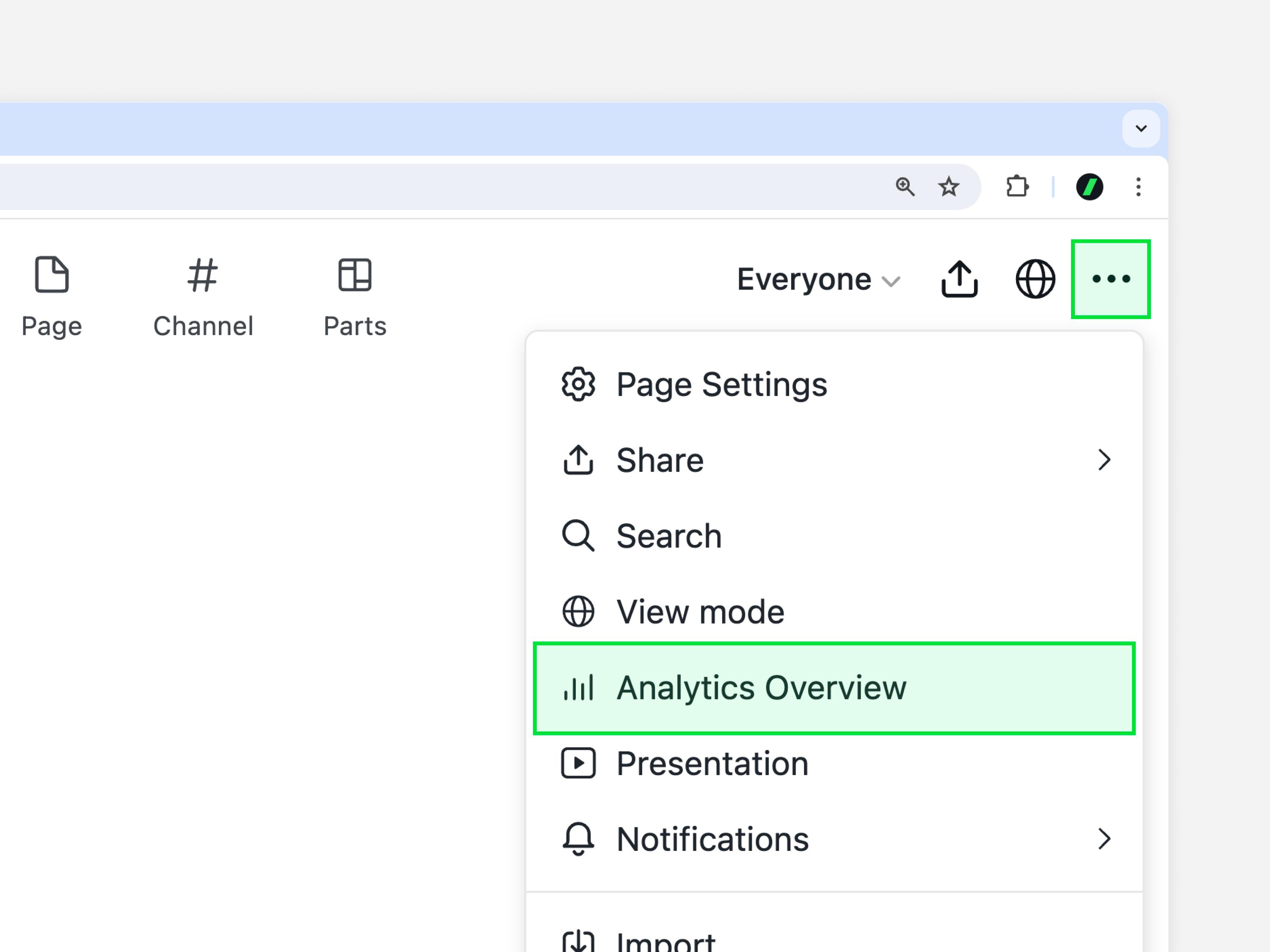 Analytics - Slashpage Help Center