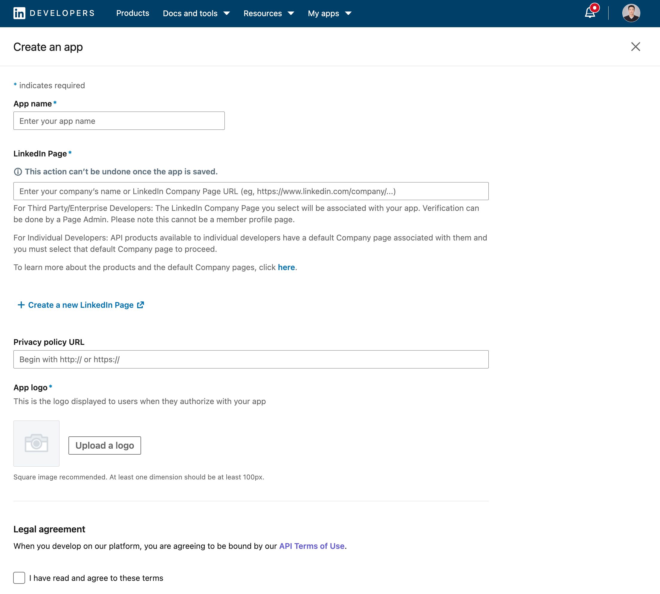 LinkedIn API - App Credentials - n8n-guide