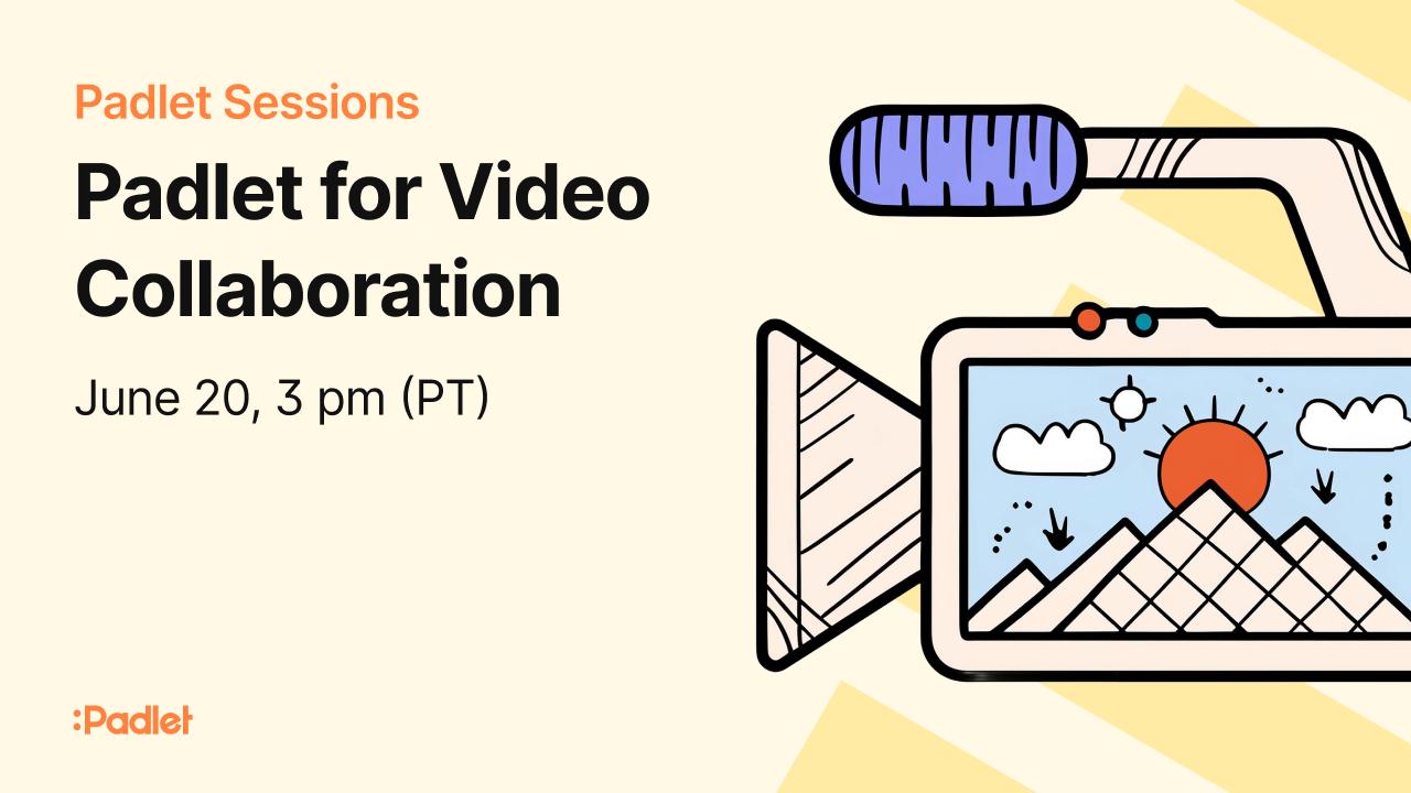 비디오 협업을 위한 최고의 도구, 패들렛 웨비나 소식 - Padlet Blog - 오늘배움